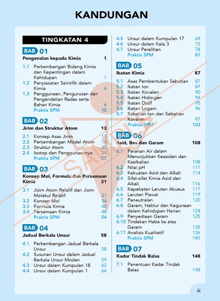 Quick Revision Kimia SPM – EPH