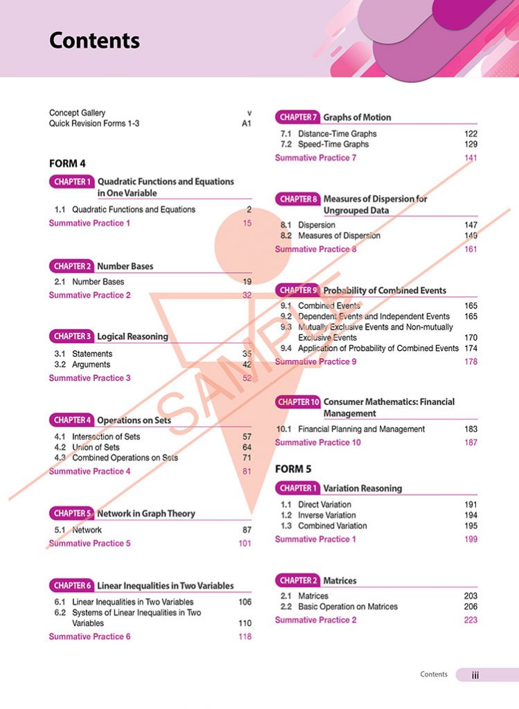 Success Plus Mathematics SPM – EPH