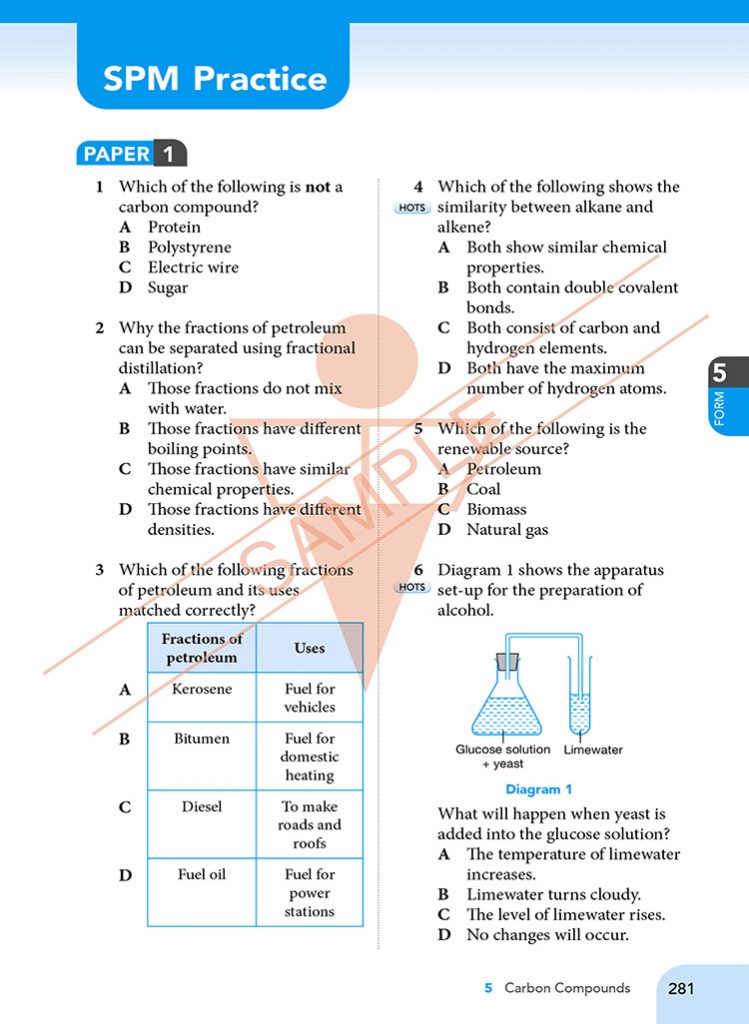 Quick Revision Science SPM – EPH