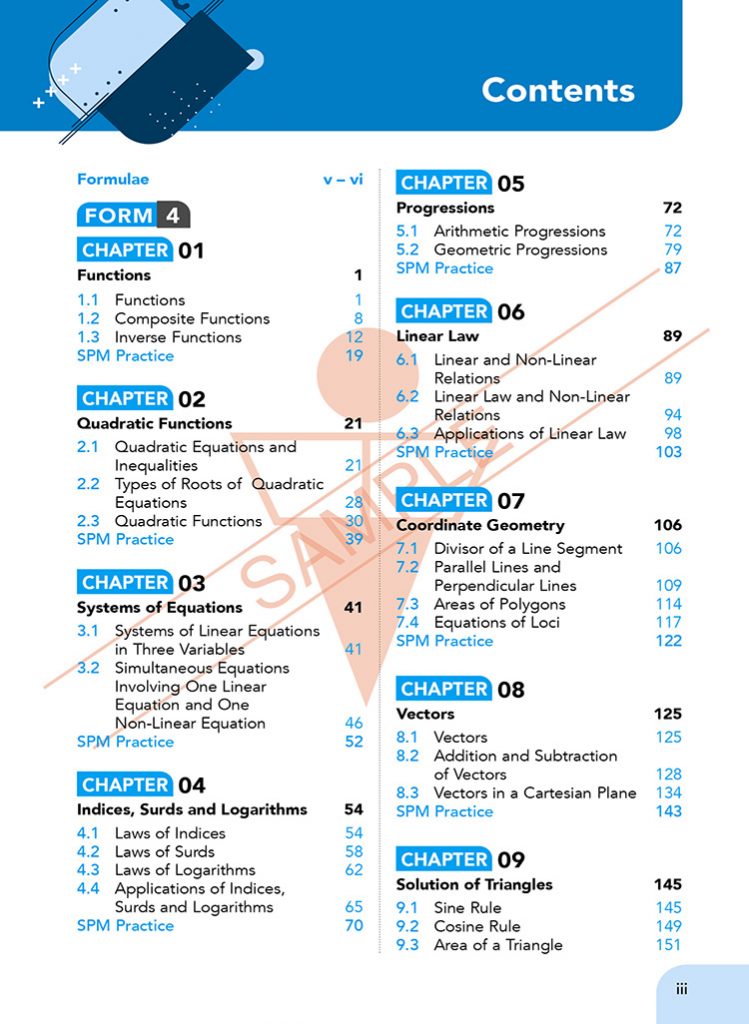 Quick Revision Additional Mathematics SPM – EPH