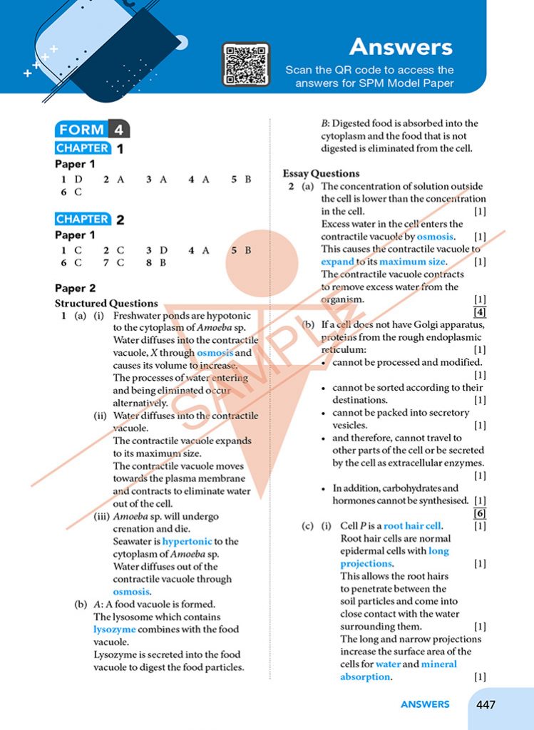 Quick Revision Biology SPM – EPH